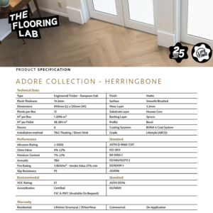 Specification Sheets – The Flooring Lab